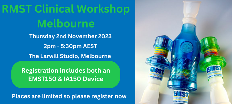 Registrations now open for the RMST Clinical Workshop in Melbourne ...